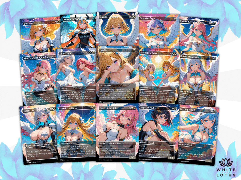 giada angel waifu mtg proxy commander deck